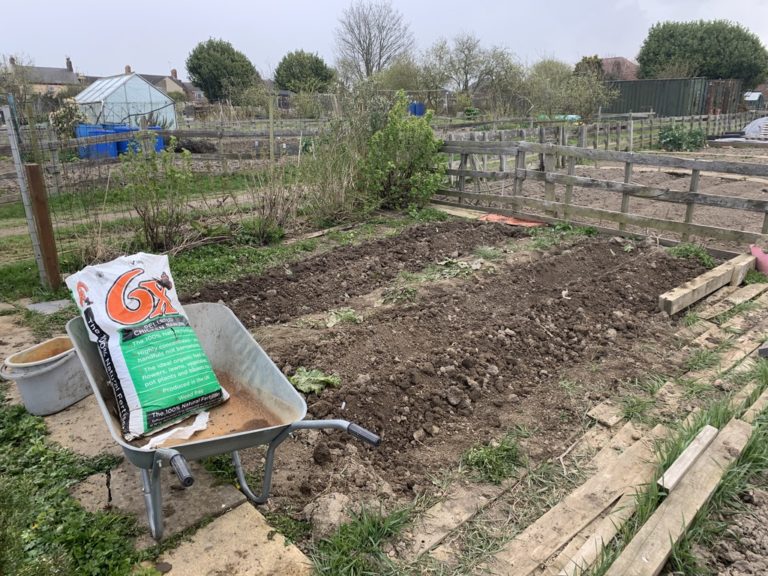 Digging the Earth – An Allotment in Derbyshire